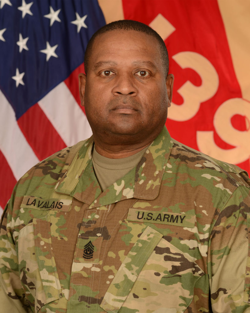 CSM Donald Lavalais – Louisiana National Guard CSM Donald Lavalais – Louisiana National Guard