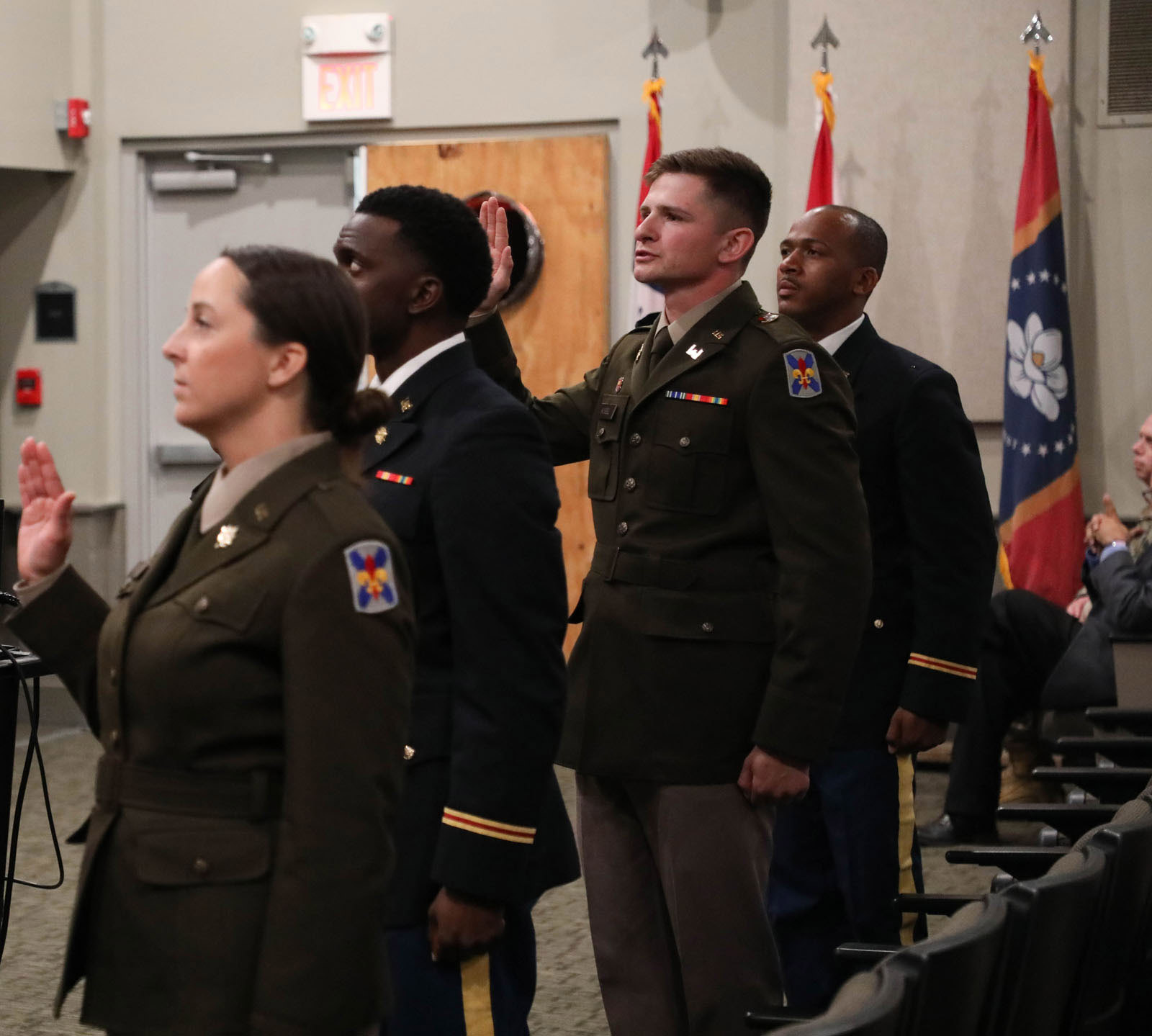 La. Guard commissions four new officers – Louisiana National Guard